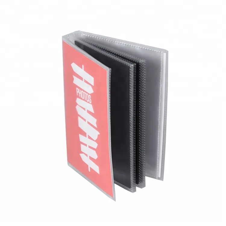 Custom Premium Pvc Material Clear Transparent Photo Album With Plastic ...