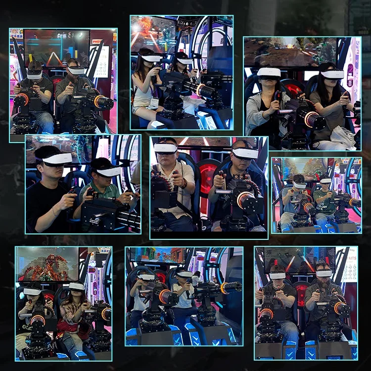 Alibaba.com: 4K HD VR Gatling Two Players Seat Virtual Reality Gaming ...