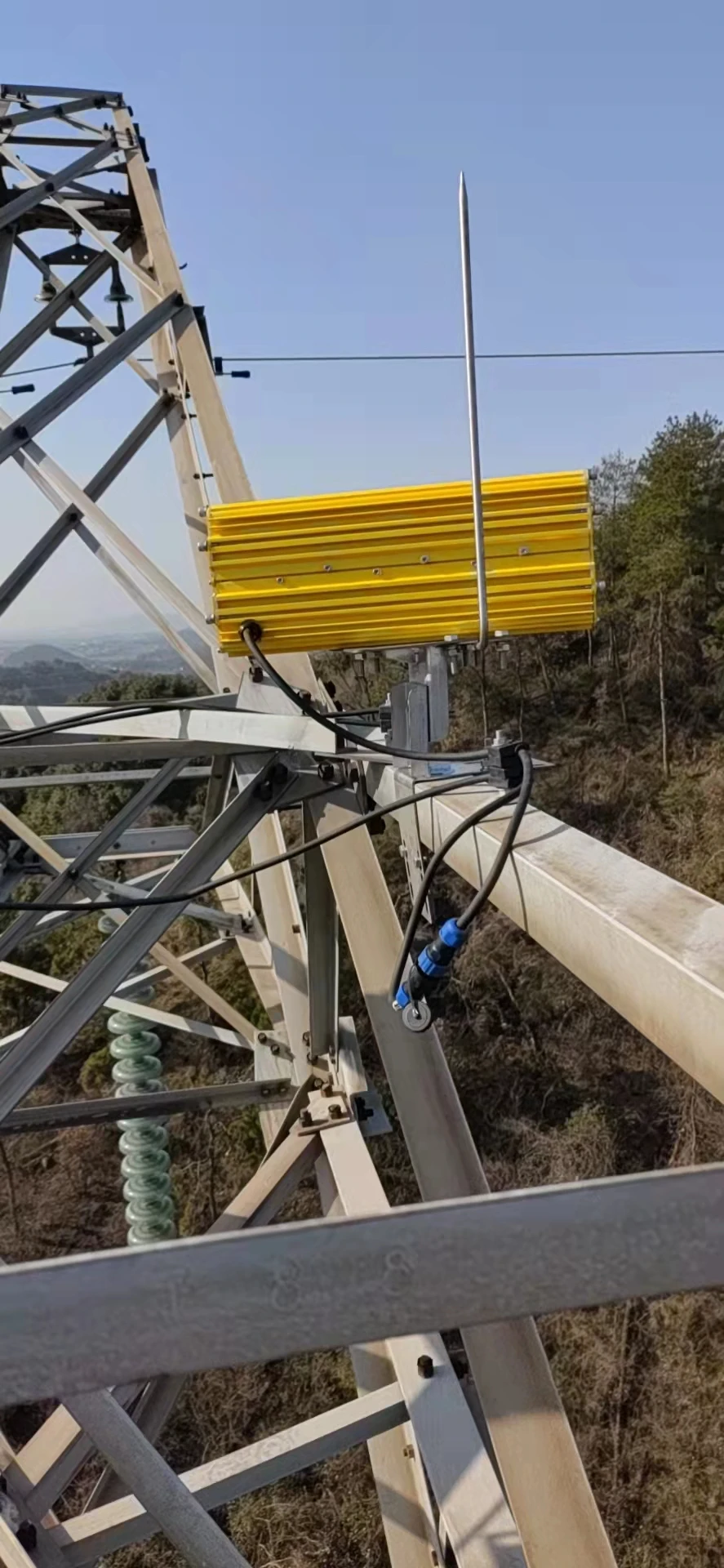 High Voltage Pylons High Intensity Aircraft Warning Light Comply Faa L ...