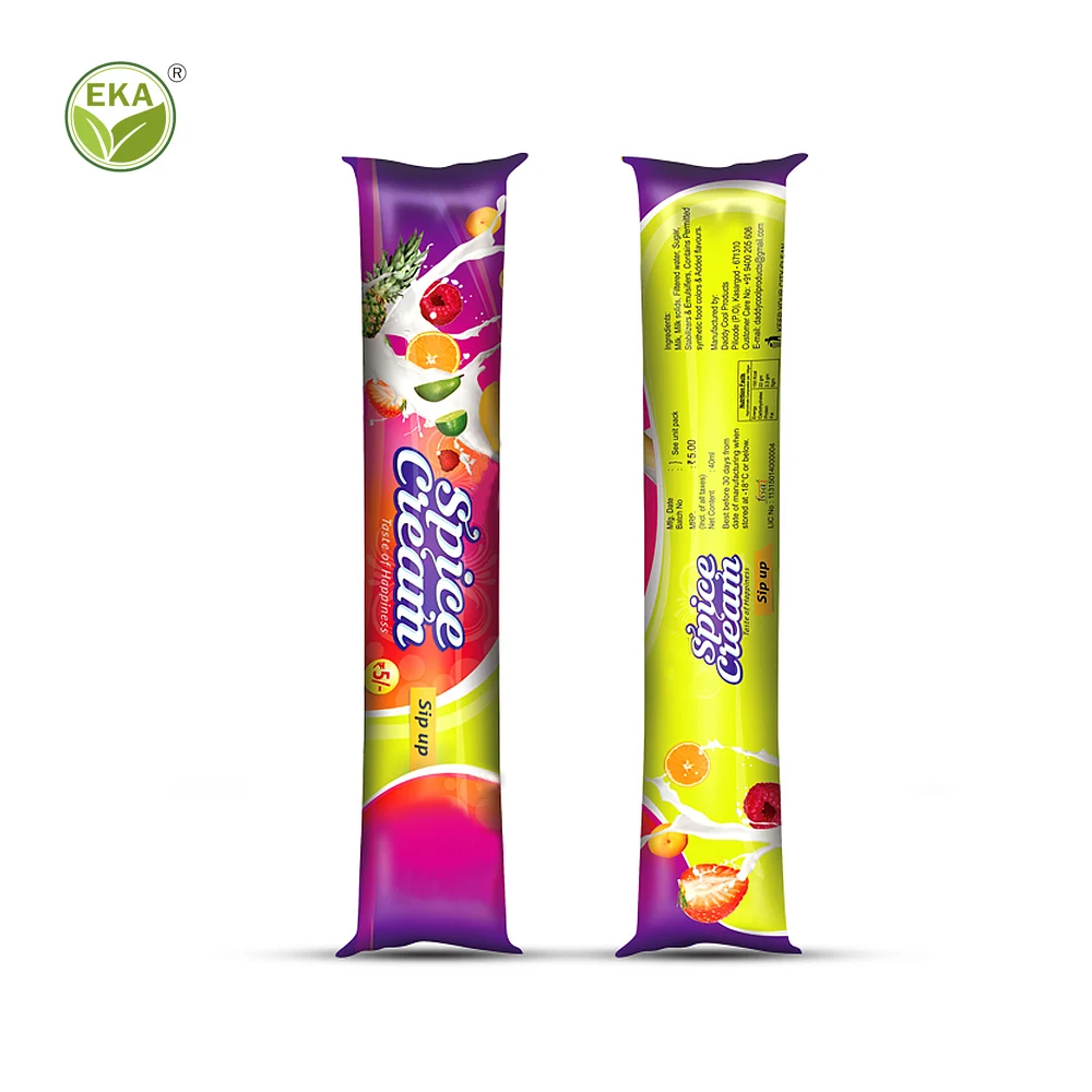 Emballage Backsealed Popsicle Ice Pop Rube Wrapper Heat Seal Packing ...