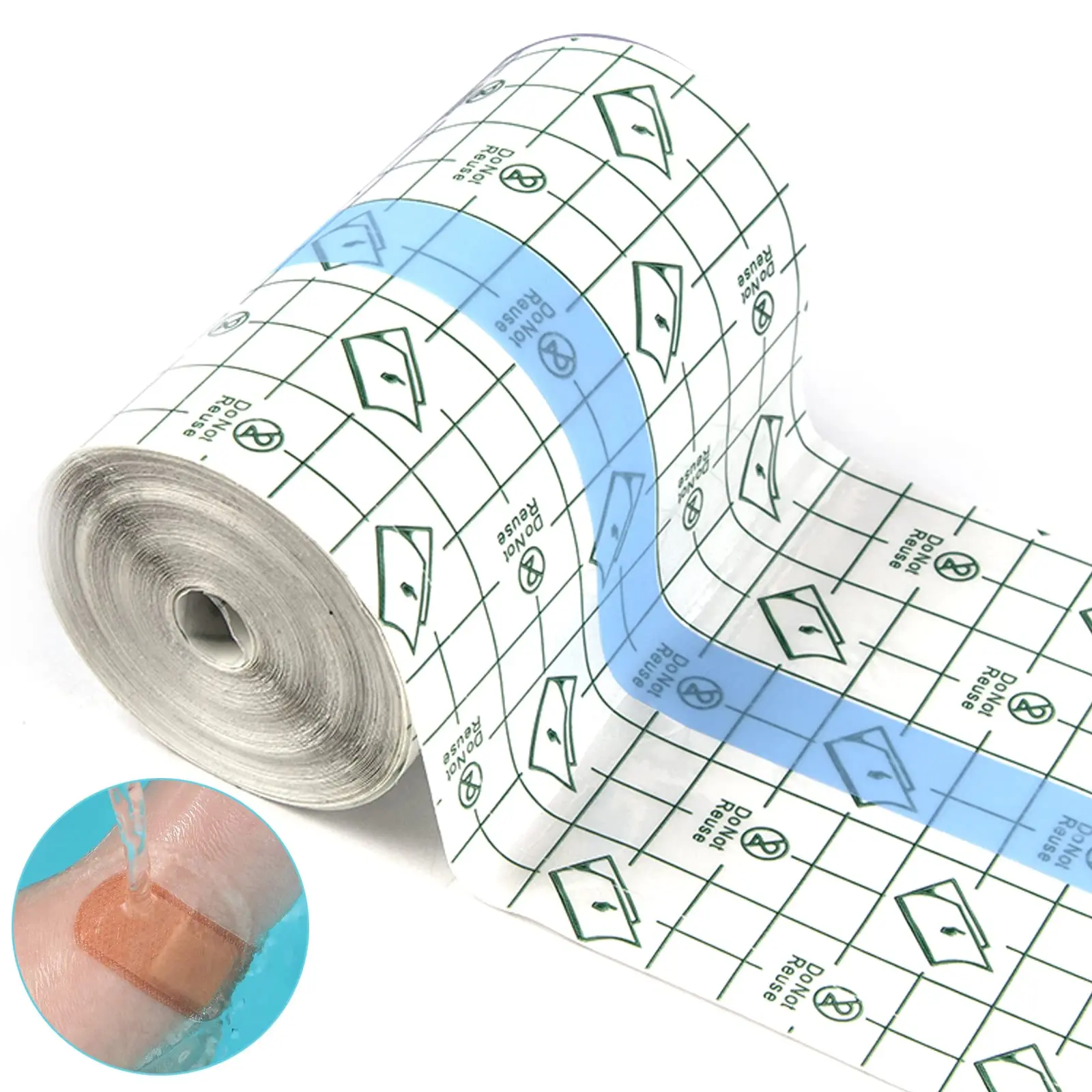 Transparent Dressing Adhesive Bandage Tattoos Swimming Wound Pad Band ...