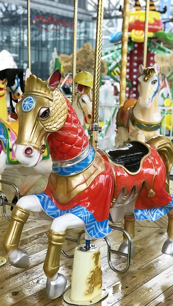 Electric Merry Go Round Theme Park Carousel Rides 2 Years 1 Set ...