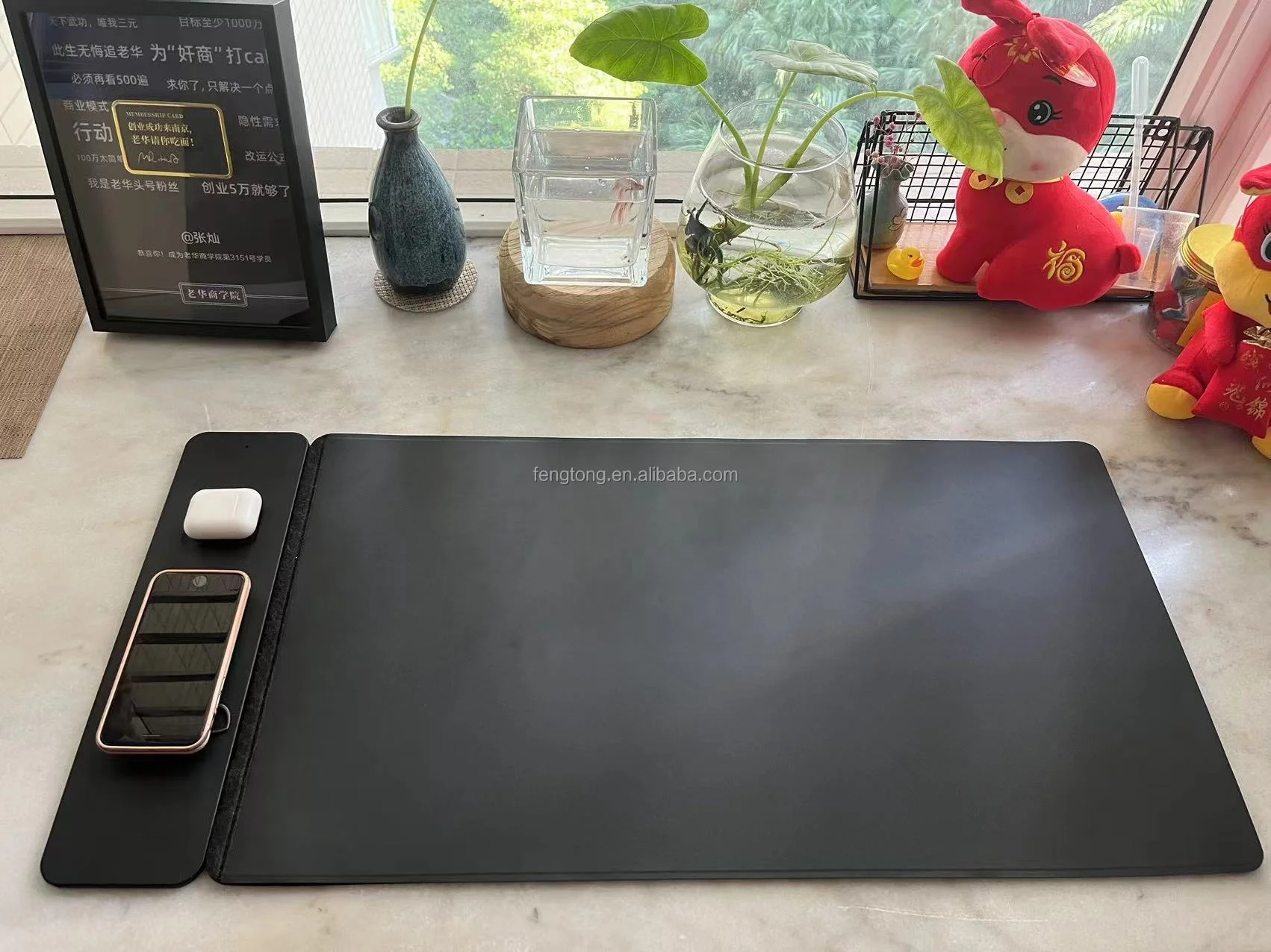 4 in 1 Wireless Charging Desk Mat - Detachable & Versatile