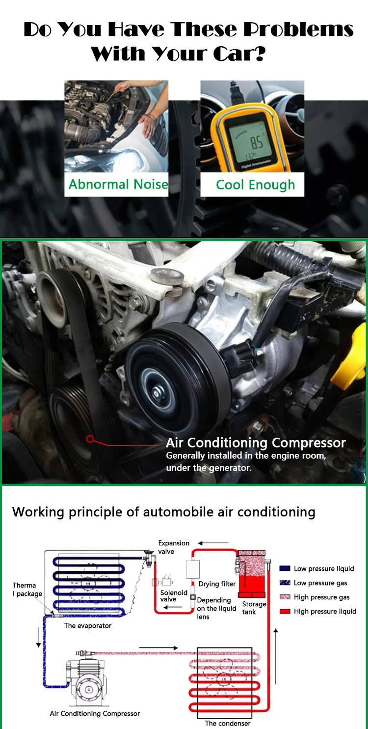 Auto Ac Compressor Low Cost 12v Oem 6088221R4 6188975R3 for Toyota ...