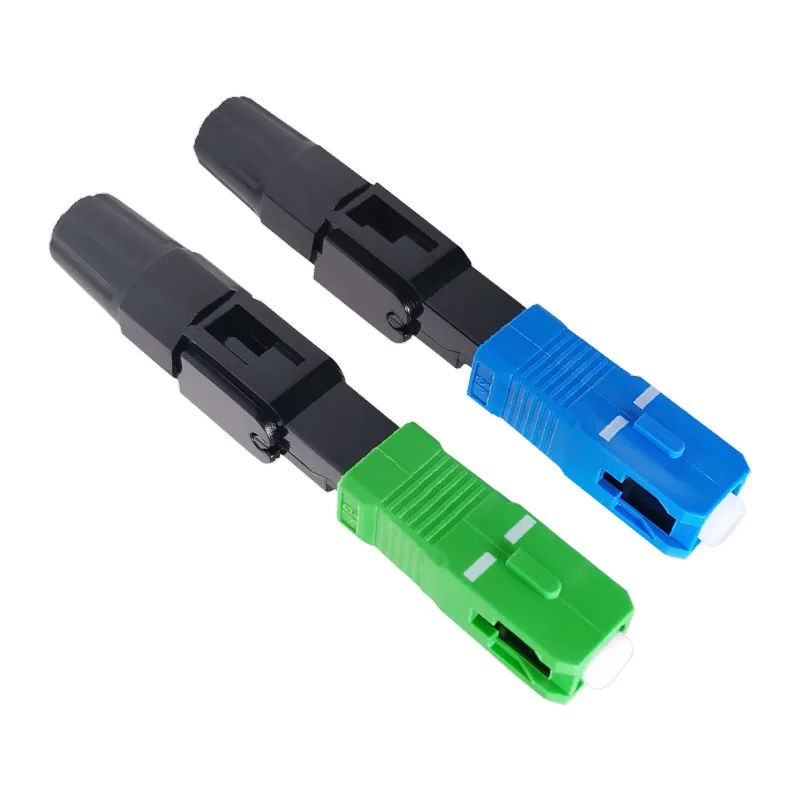 FTTH Fiber Optical Fast Connector SC UPC/APC Quick Field Assembly Optical Conector Single Mode ...