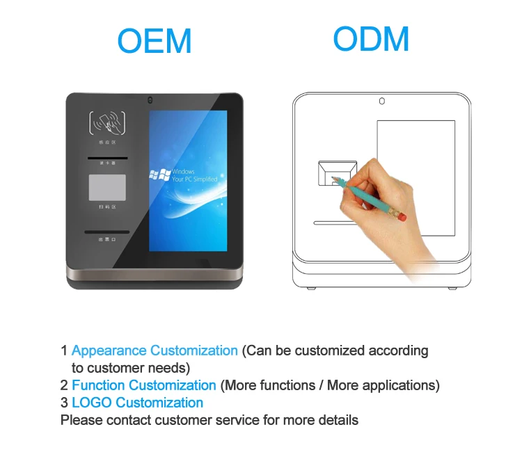 Self-service Hotel Check-in System Kiosk with Passport Scanner