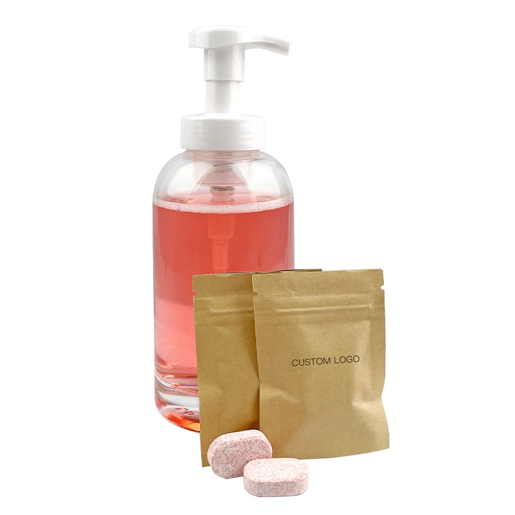 Oem Custom Logo Natural Effervescent Tablets Foaming Hand Soap - Buy ...