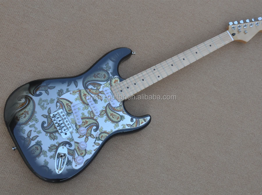 Huiyuan Firehawk Custom Pattern Electric Guitar With With Chrome ...