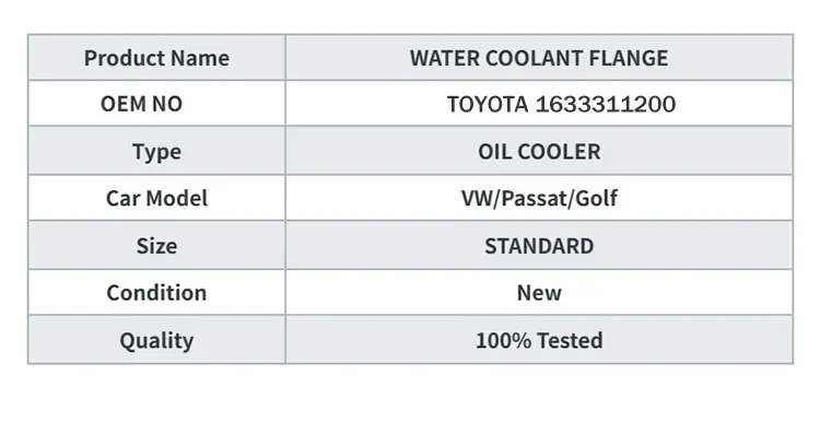 Aluminum Thermostat Housing Water Flange 16333-11200 For Toyota Water ...