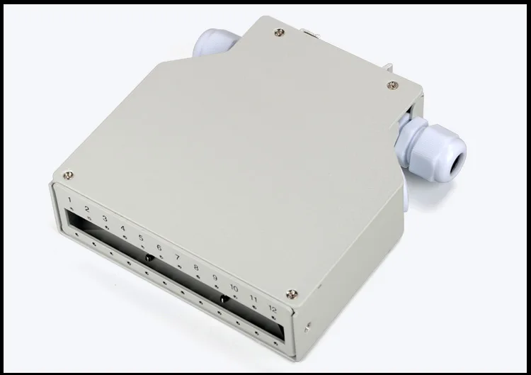 Rail Din Box FTTH Fiber Optic Terminal Box SC/UPC 4 8 12 Port Fiber ...