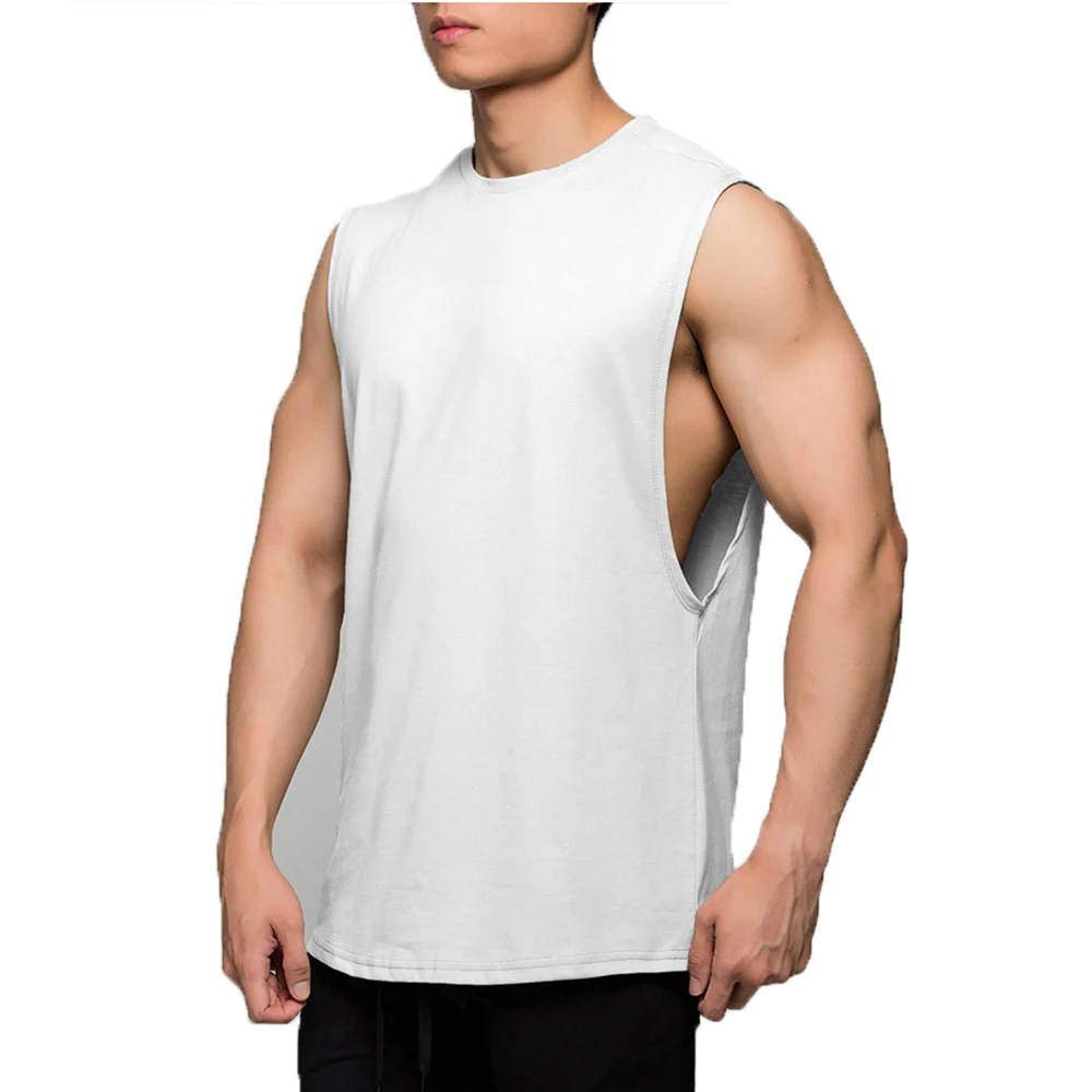 Plain White Tank Top Men