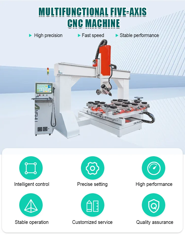 5 Axis Cnc Router Solid Wood 5 Axis Cnc Router 5 Axis Cutting Machine ...