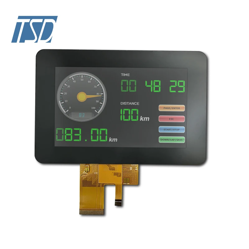 5.0 Inch Color IPS TFT LCD Display Module with Touch Panel