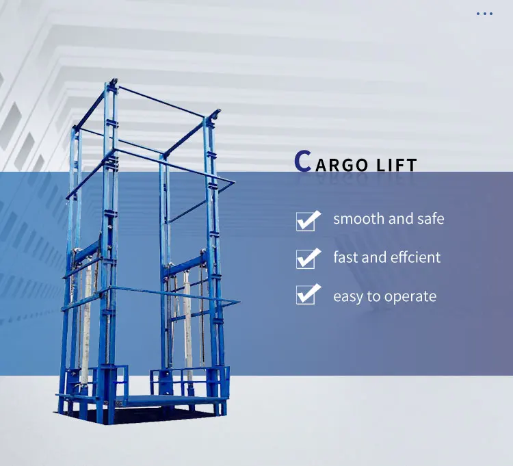 Residential Warehouse Material Lift - Hydraulic Cargo Elevator