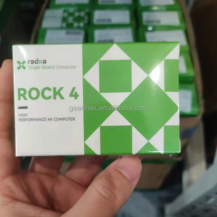 Rock Pi 4B 4GB Rockchip RK3399 ARM Six Core SBC/Single Board Computer ...