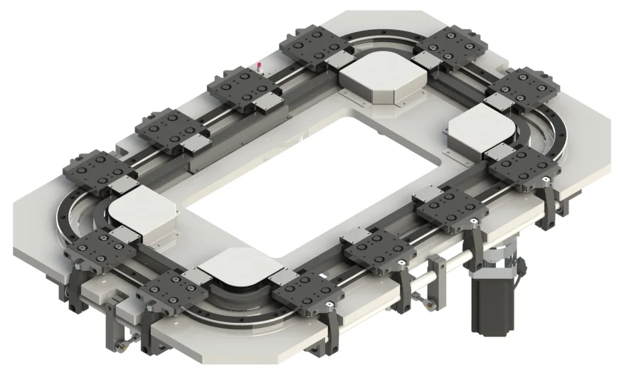 Linear Guide Arc Guide Assembly Rectangular Chain Drive Guide Conveyor ...