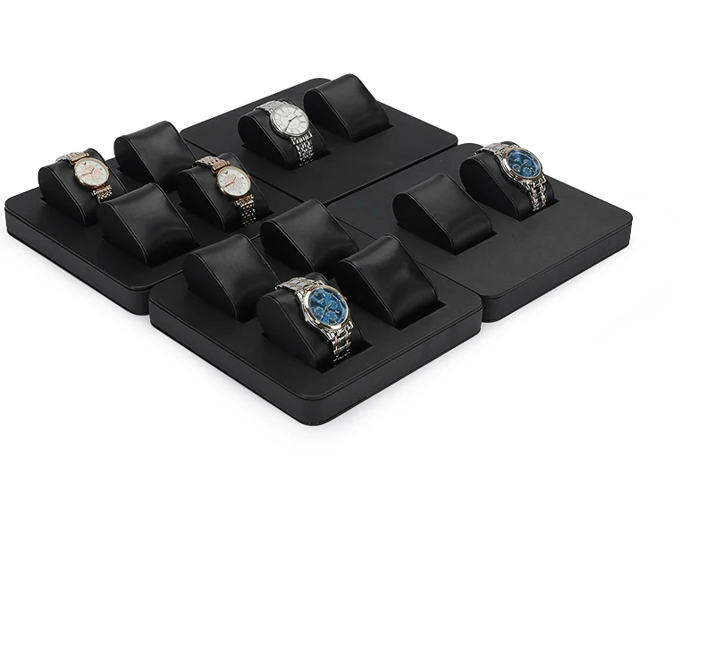 WYP Leather Watch Display Stand Holder Elegant Base Jewelry Container ...