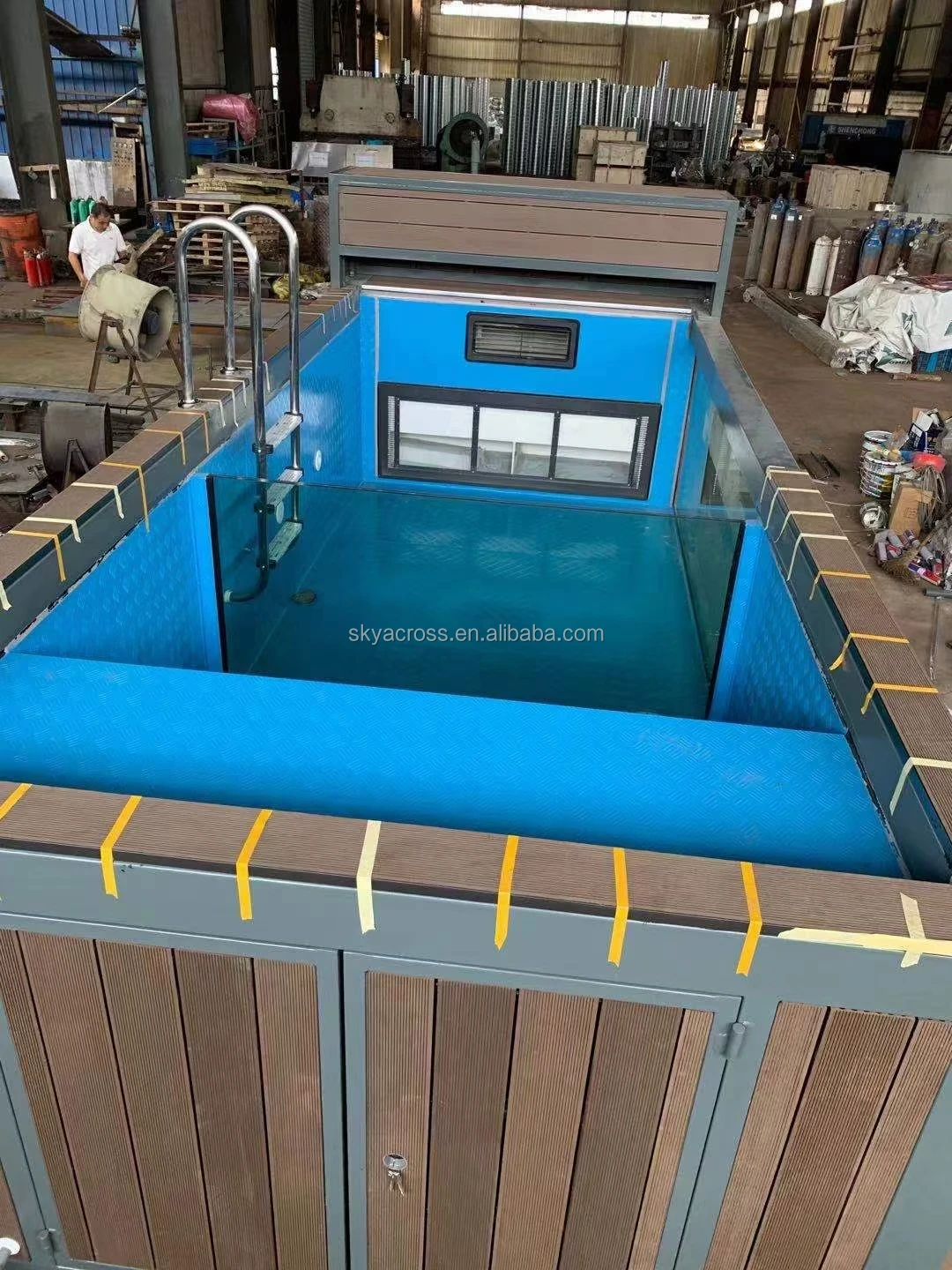 Popular Prefabricated Shipping Container Swimming Pool