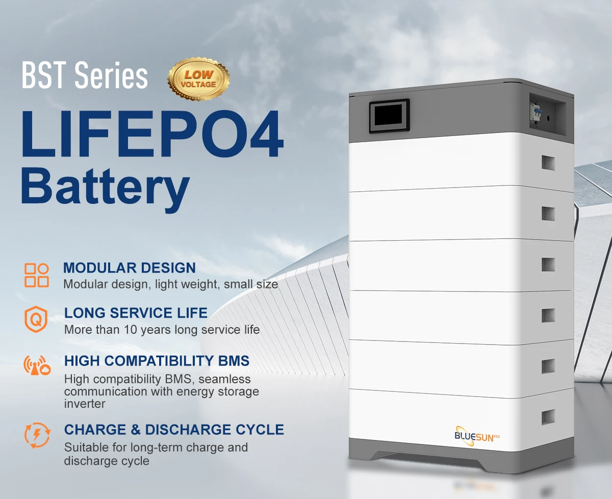 Bluesun 10kwh, 20kwh, 30kwh Lithium Ion Batteries for Solar Power