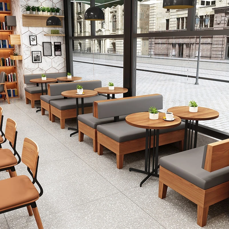 Uptop Fashion Bistro Wooden Dining Table And Chair Sushi Restaurant ...