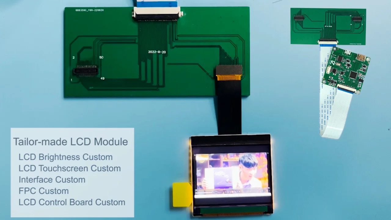 Custom Touch Screen Tft Lcd 0.96-10.1" Display Panel 2.4 3.5 4.3 5.8 7 ...