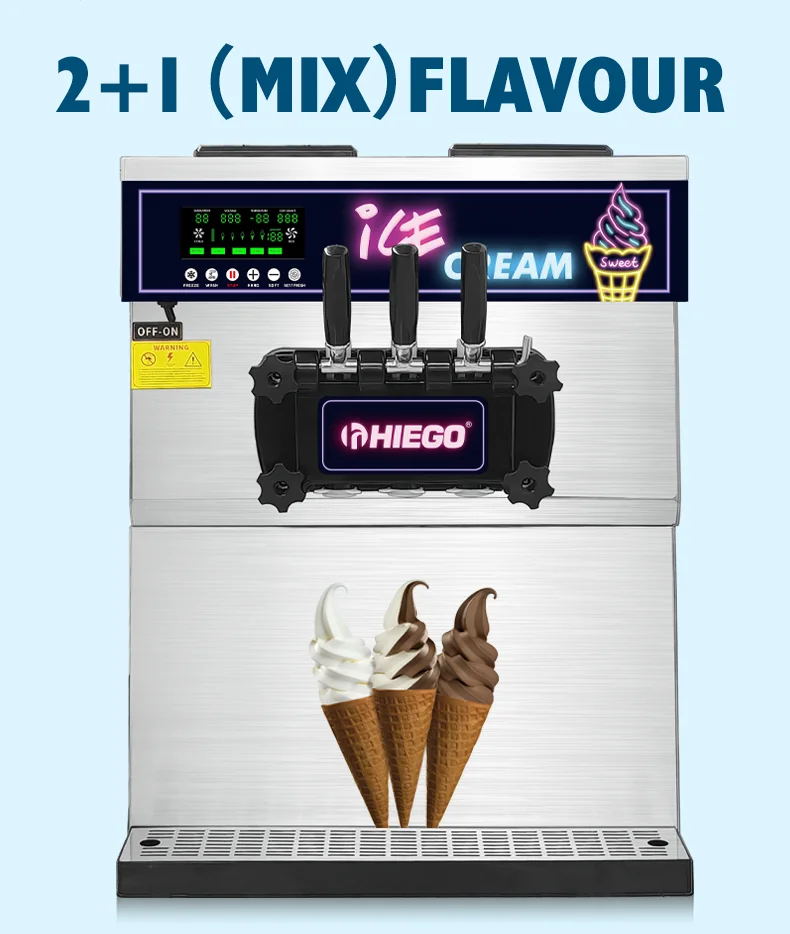 Bangladesh Maquina De Helados Soft Ice Cream Machine Self Service Table ...
