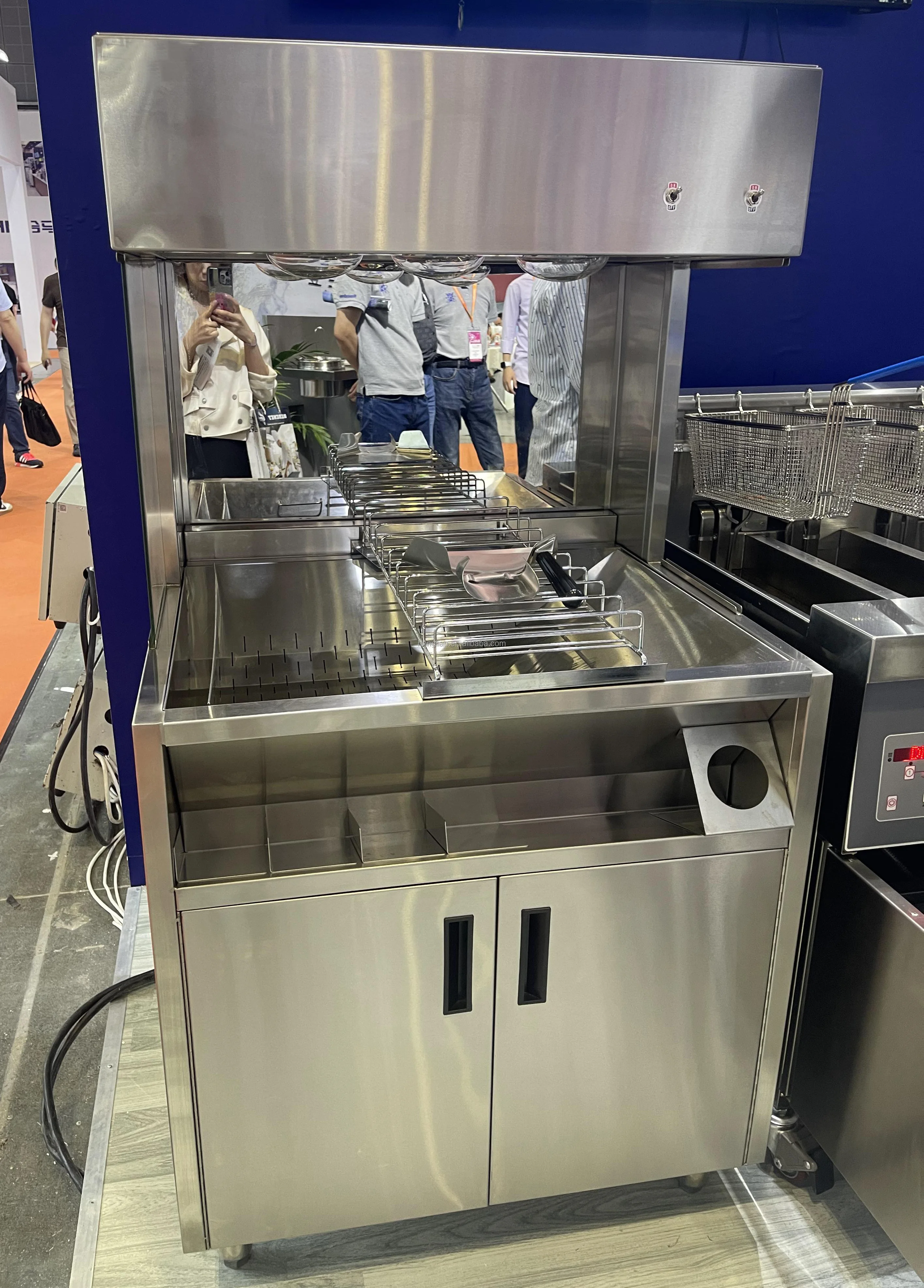 KFC Food Display Equipment - Efficient Chips Warmer