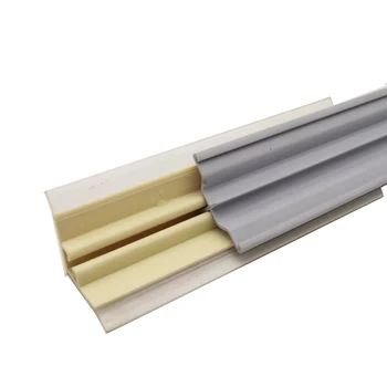 Pvc Plinth Kitchen Skirting Profile With Hpl Clip - Buy Pvc Plinth ...