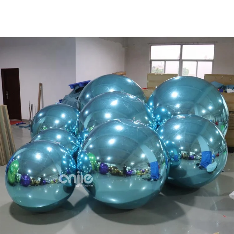 Custom extra Large Inflatable Gold Sphere Chrome Gold Ball Big Shiny ...