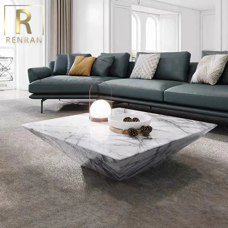 Latest Italian Design Modern Villa Luxury Living Room Furniture Square ...