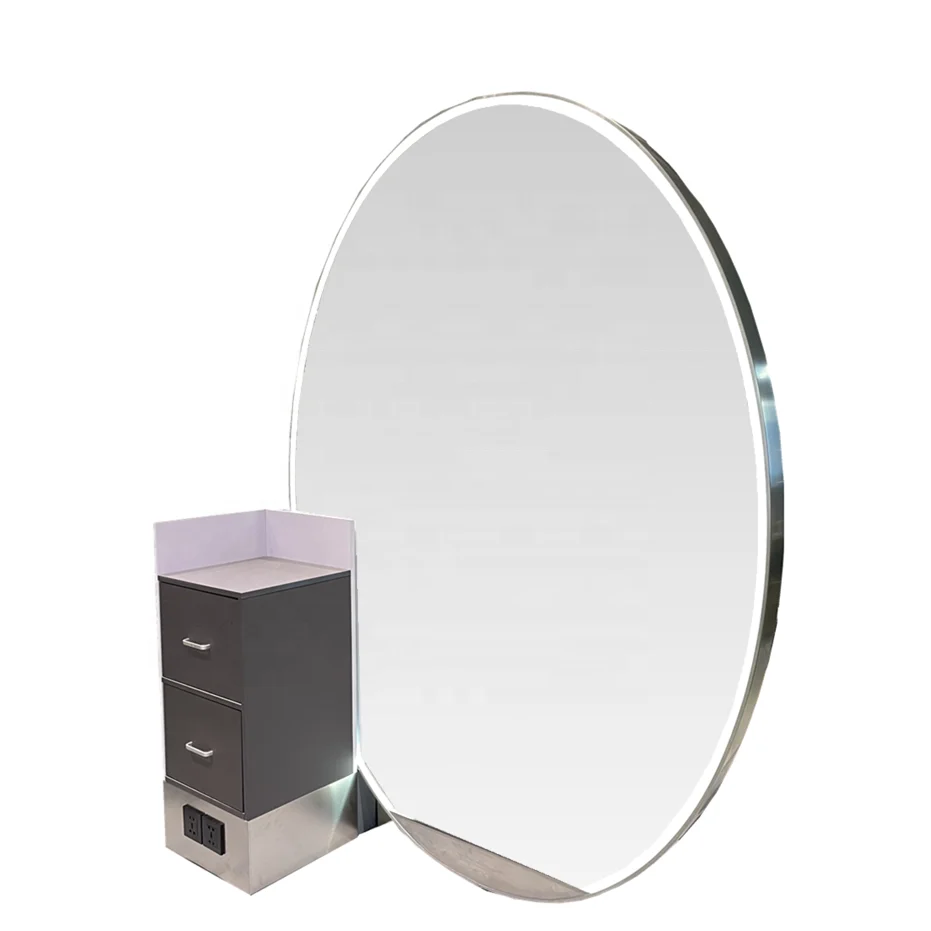 Double Sided Mirror Styling Station - Salon Space Saver