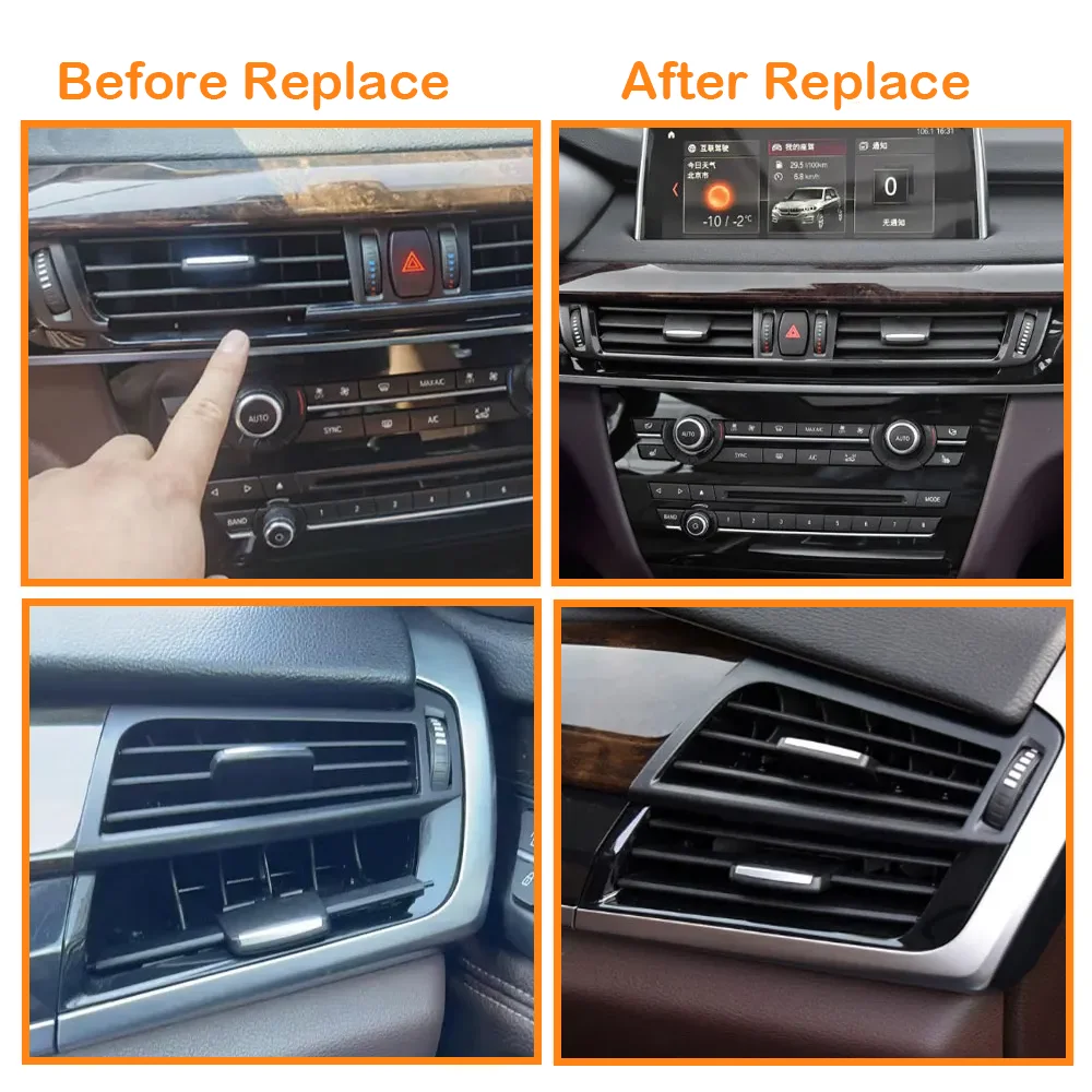 Car Central Dashboard Air Conditioning Left Right Middle AC Vent Outlet ...