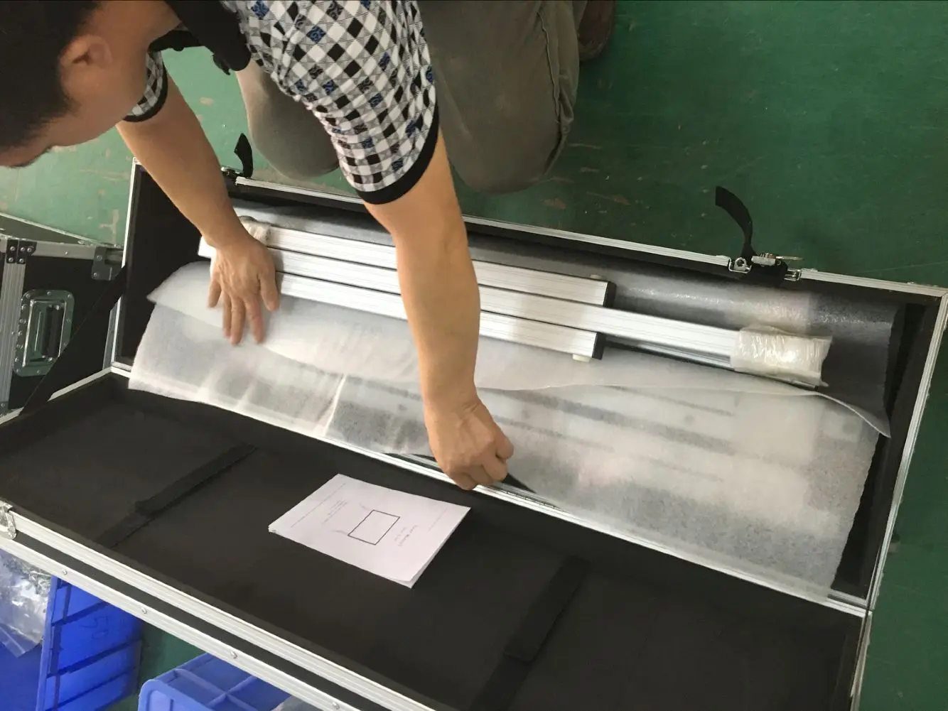 300 Inch Fast Fold Projection Screen - Portable Outdoor Cinema