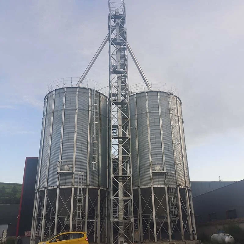 500 Tons Capacity Maize Vertical Steel Storage Tanks - Grain Silo ...