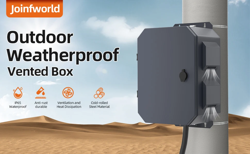 400x300x200mm Metal Ip65 Waterproof Outdoor Electrical Box With Fan Oem