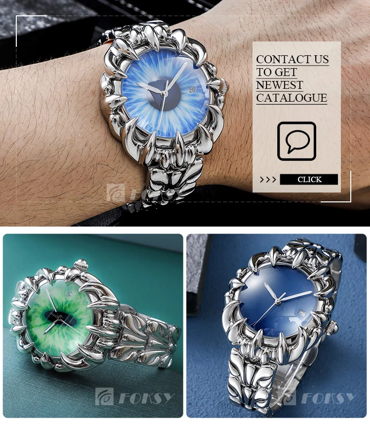 New Design OEM Strange Twisted Claw Unique Stainless Steel Luxury ...