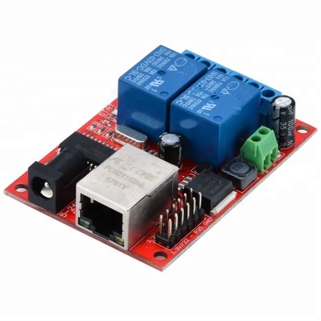 2-channel Ethernet Delay Relay Module Dc5v Tcpudp Controller Module Network Switch Web Server ...