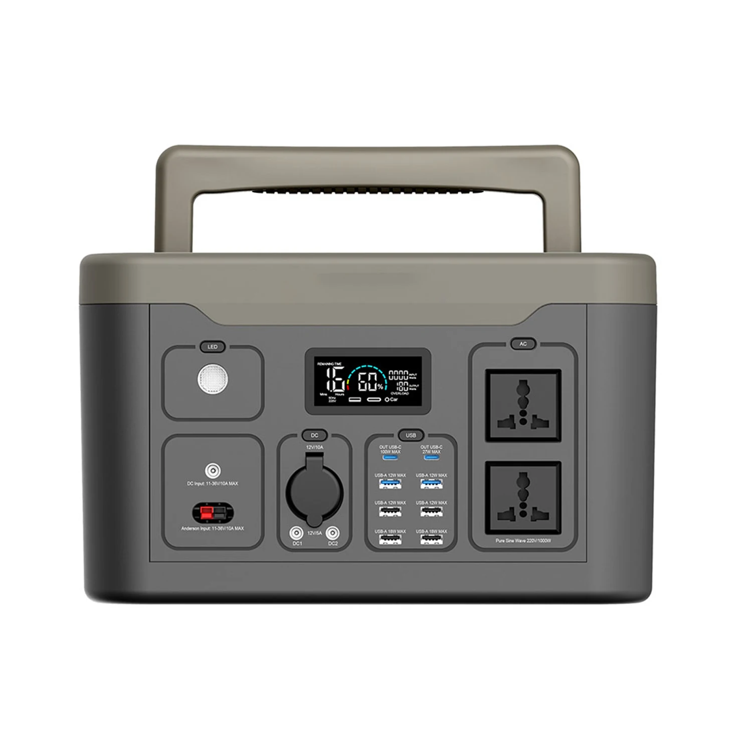 1000 Watts Portable Off Grid Power Station 1000 Portable Power Station ...