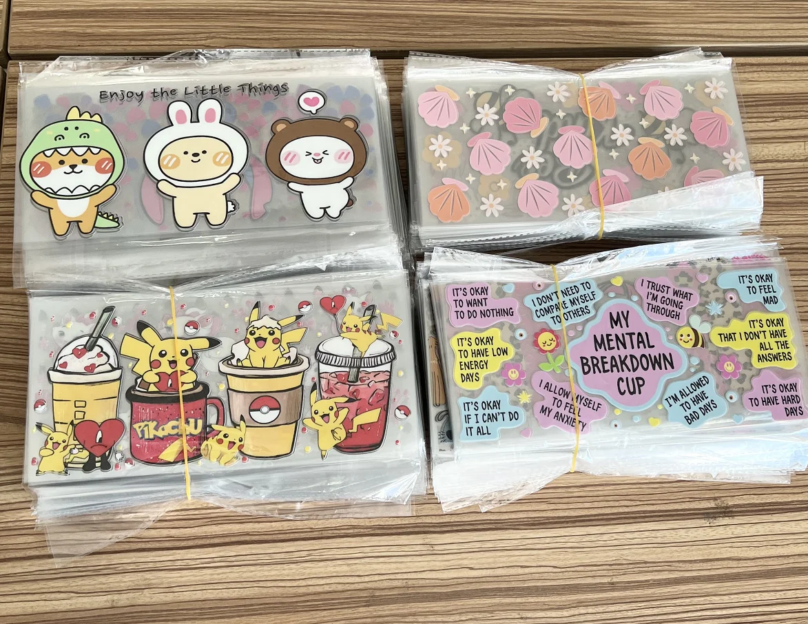 Waterproof Multiple Designs For Mugs Coffee Tumblers 16oz Uv Dtf Cup ...