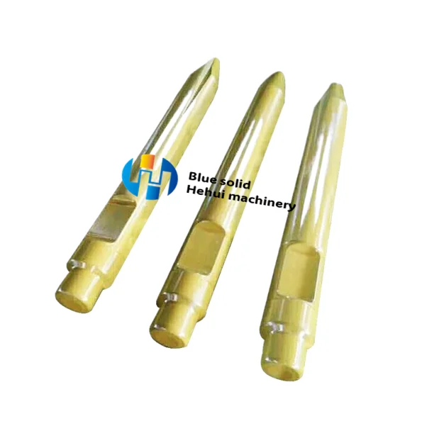 Excavator Blunt Type Chisel Rod Hydraulic Breaker Spare Parts Excavator ...