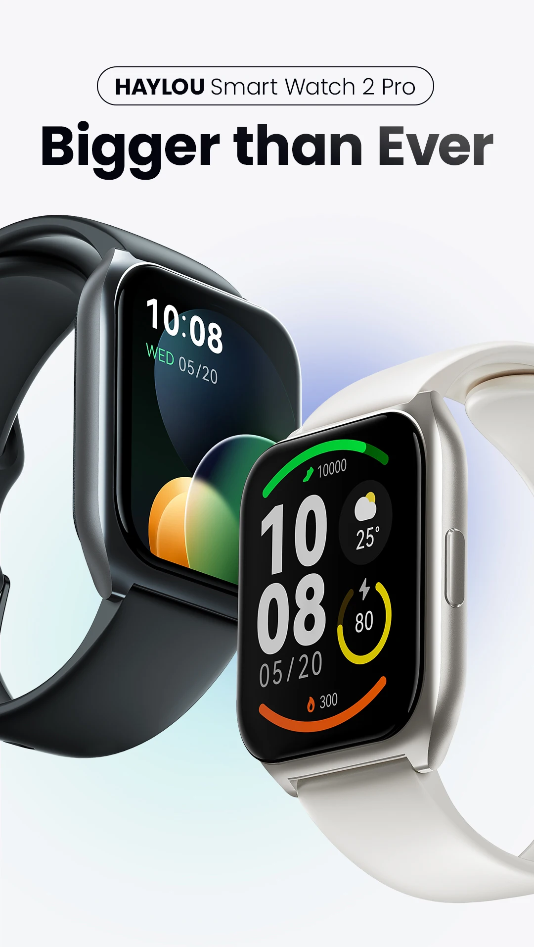 Haylou Smart Watch 2 Pro - Colorful Display & IP68 Waterproof