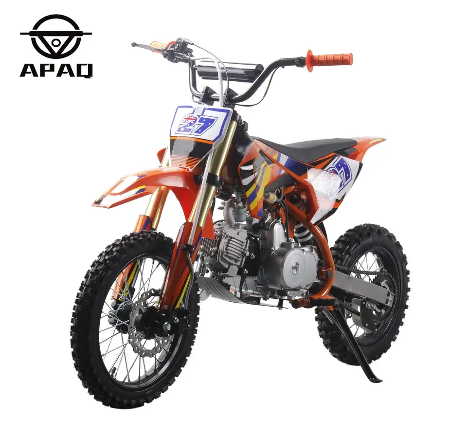 125cc Mini Motorcycle Four Stroke Kids Dirt Bike Kick Start Pit Bike ...