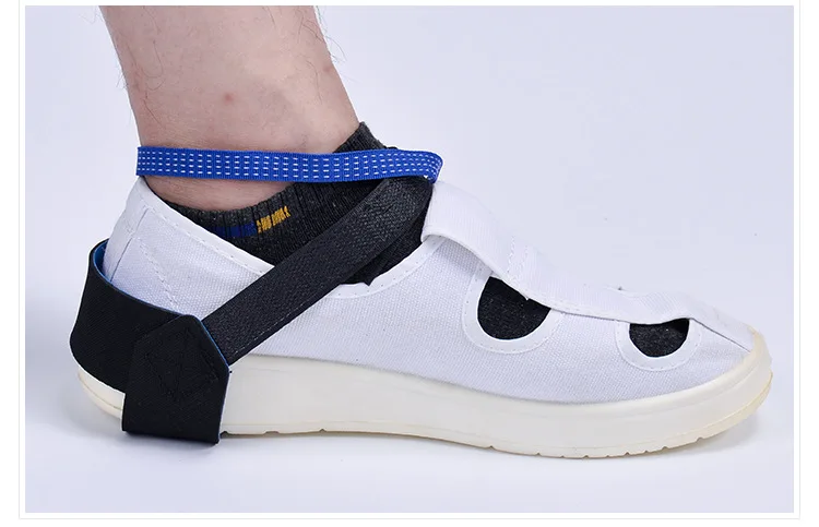 Blue Adjustable Rubber Conductive Cleanroom Anti-static Ankle Straps ...