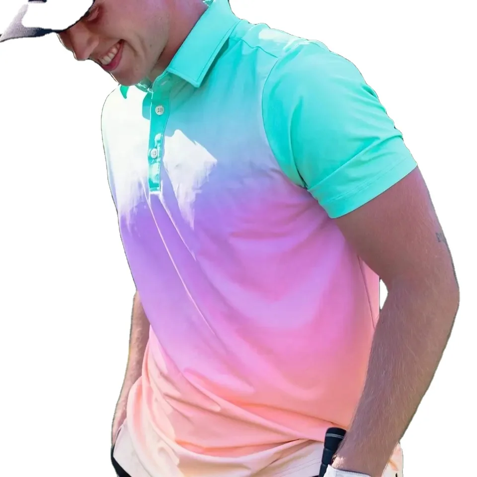 Custom Design Fashion Polo All Over Sublimation Polo Shirt Short Sleeve ...