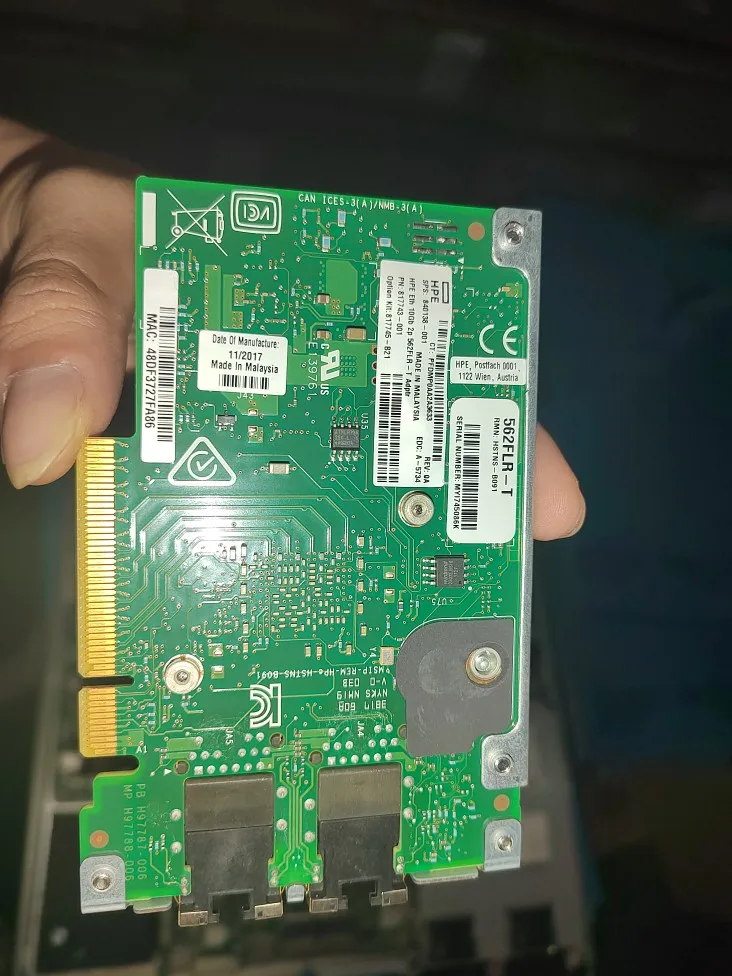 Hpe Ethernet 10gb 2-port Flr-t X550-at2 Adapter 817745-b21 562flr-t ...