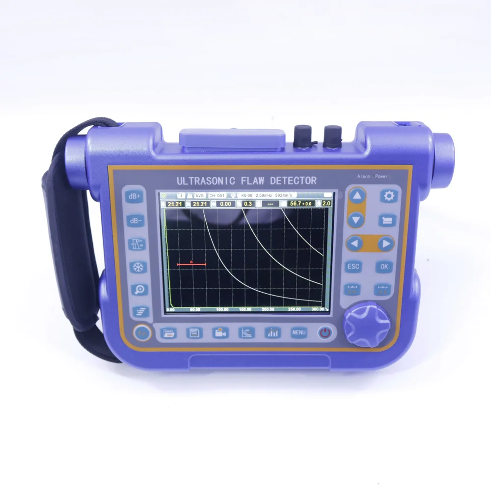 GR681 Portable Ultrasonic Flaw Detector Horizontal NDT Digital Flaw ...