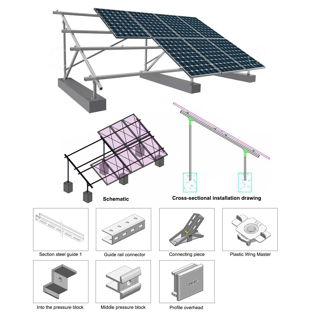 Mini Rail-less Solar Panel Racking System for Flat Roofs Efficient ...