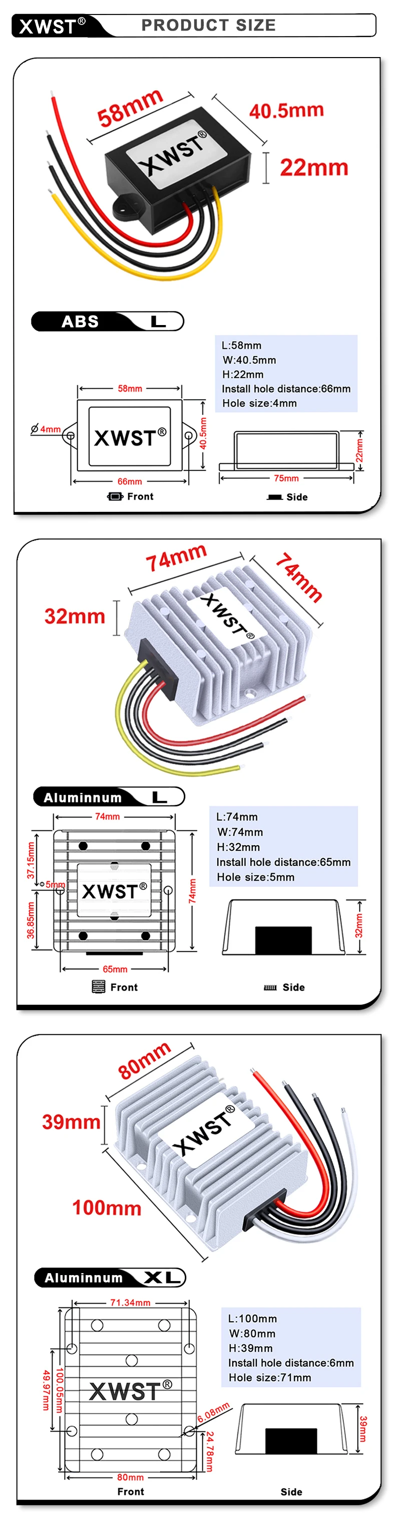 12v 24v 9-36v To 12v Dc-dc Step-up Module Boost Voltage Converter 1a 2a ...