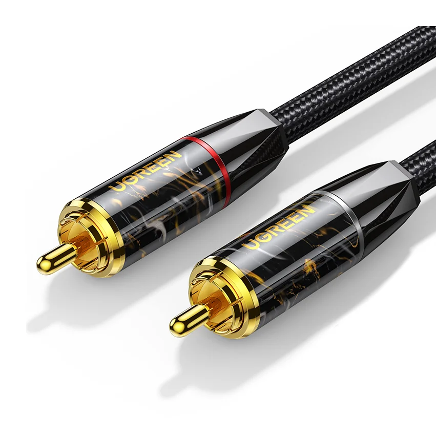 Ugreen Digital Audio Coaxial Cable Rca To Rca Adapter Hi-fi Sound Nylon ...