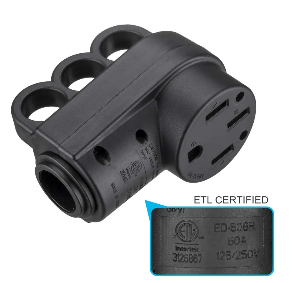 Camper Van Accessories 50 Amp Female Replacement Plug 50 Amp Rv Plug ...